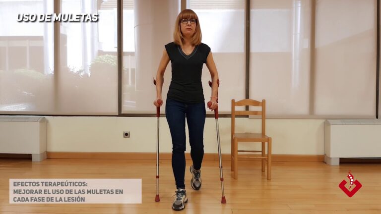 Caminar con muletas sin apoyar un pie guía práctica y consejos' - Tras ...