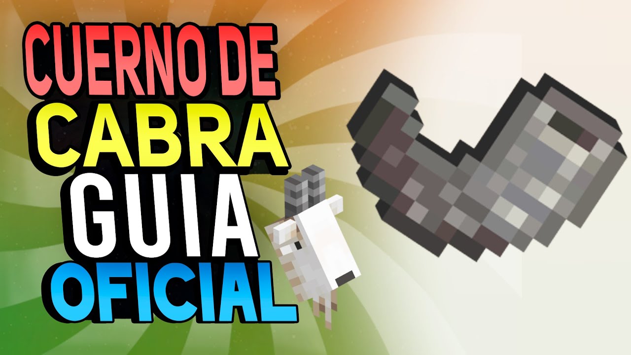 Descubre la utilidad del cuerno de cabra en Minecraft - Tras Tucada