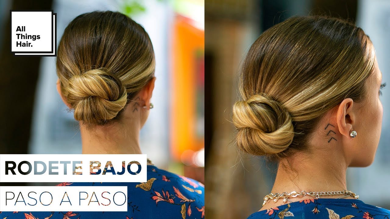Logra un elegante moño bajo en pelo corto con estos sencillos pasos ...
